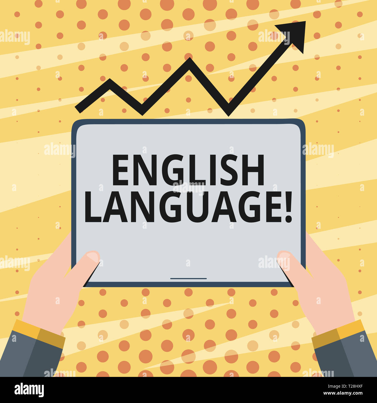 Conceptual hand writing showing English Language. Concept meaning third ...