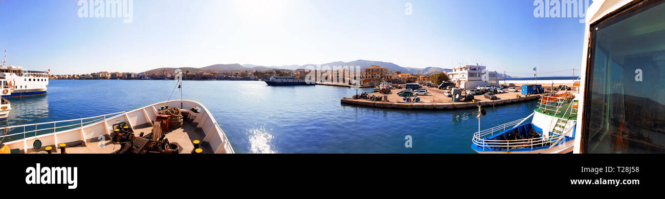 Chios city from the ferry hi-res stock photography and images - Alamy