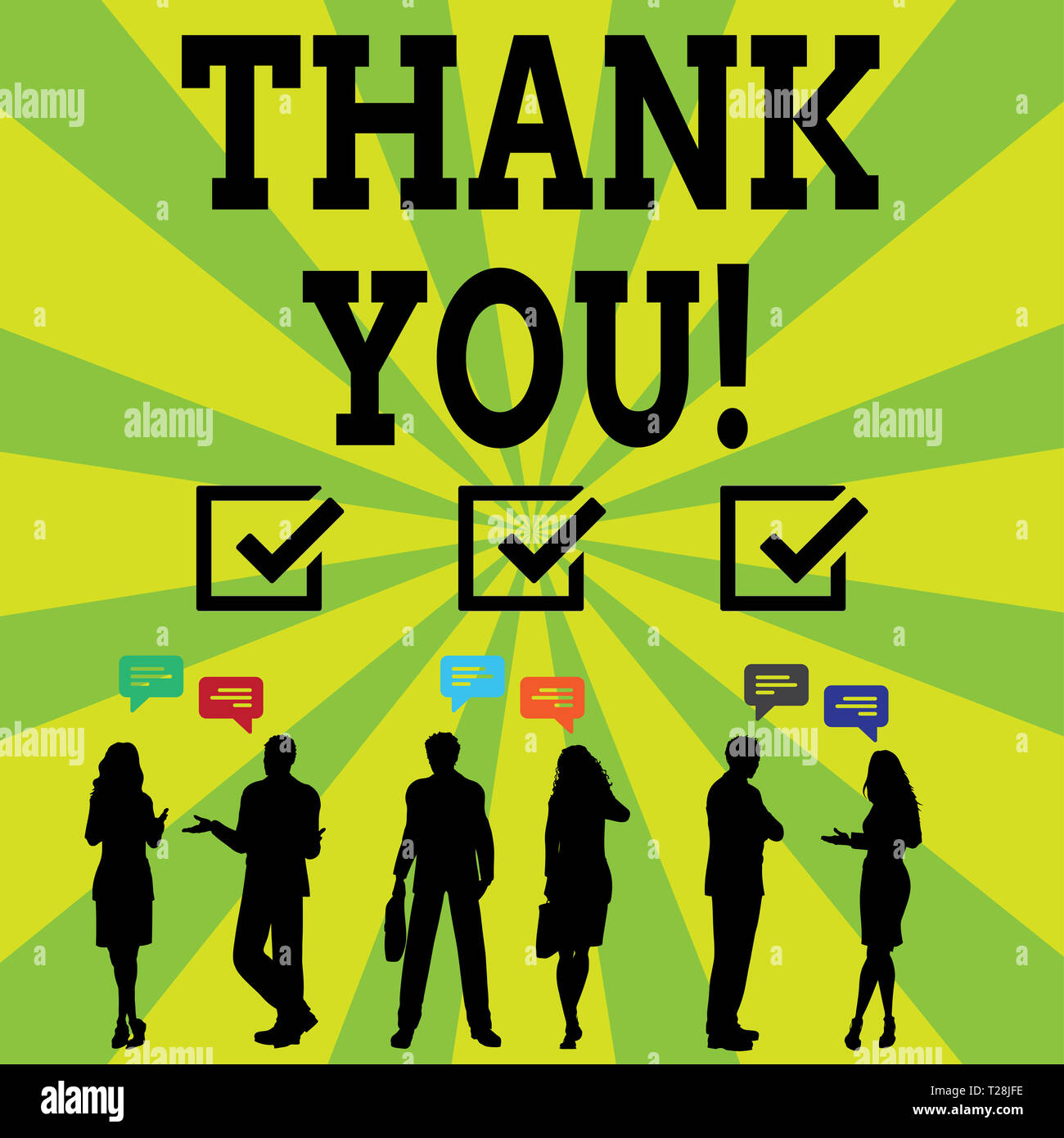 Handwriting text writing Thank You. Conceptual photo polite expression ...