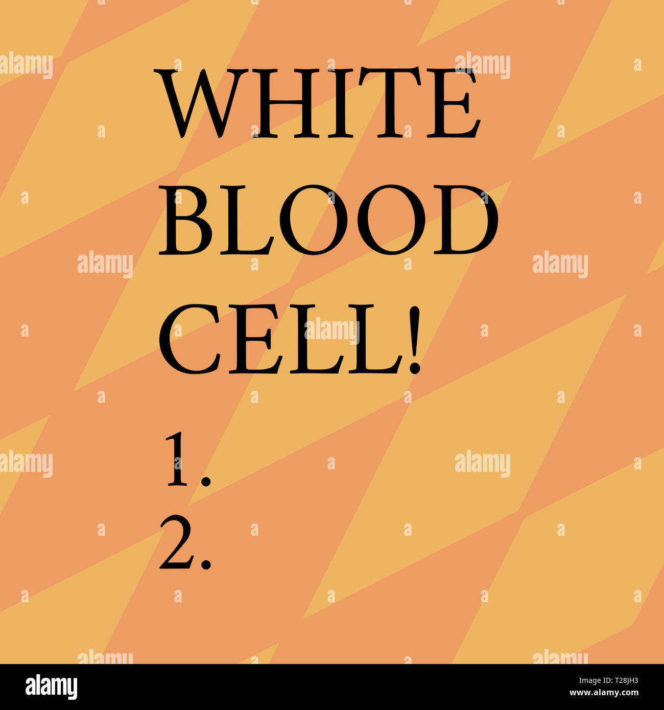 Word writing text White Blood Cell. Business photo showcasing ...