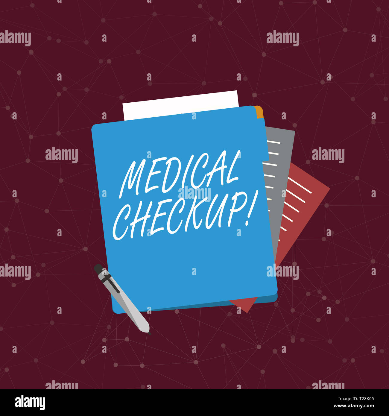 Handwriting text writing Medical Checkup. Conceptual photo thorough ...