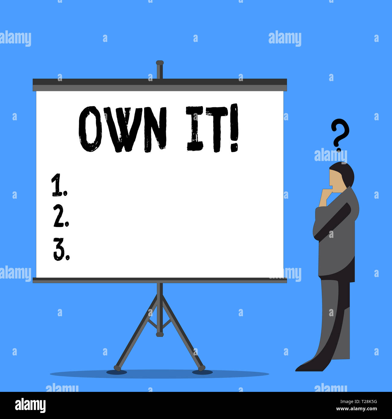 Word writing text Own It. Business photo showcasing one belonging to ...