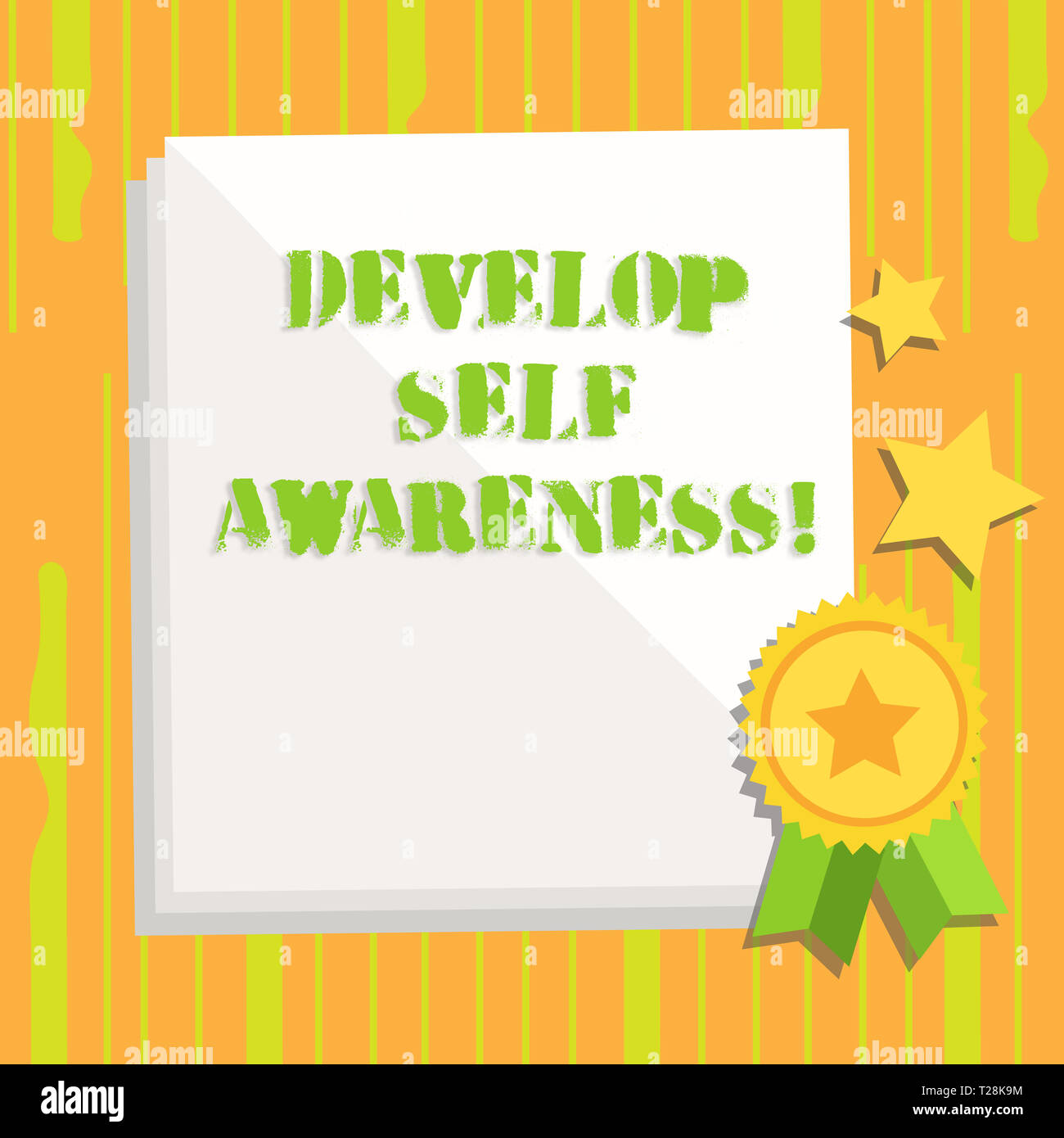 Handwriting text writing Develop Self Awareness. Conceptual photo What ...