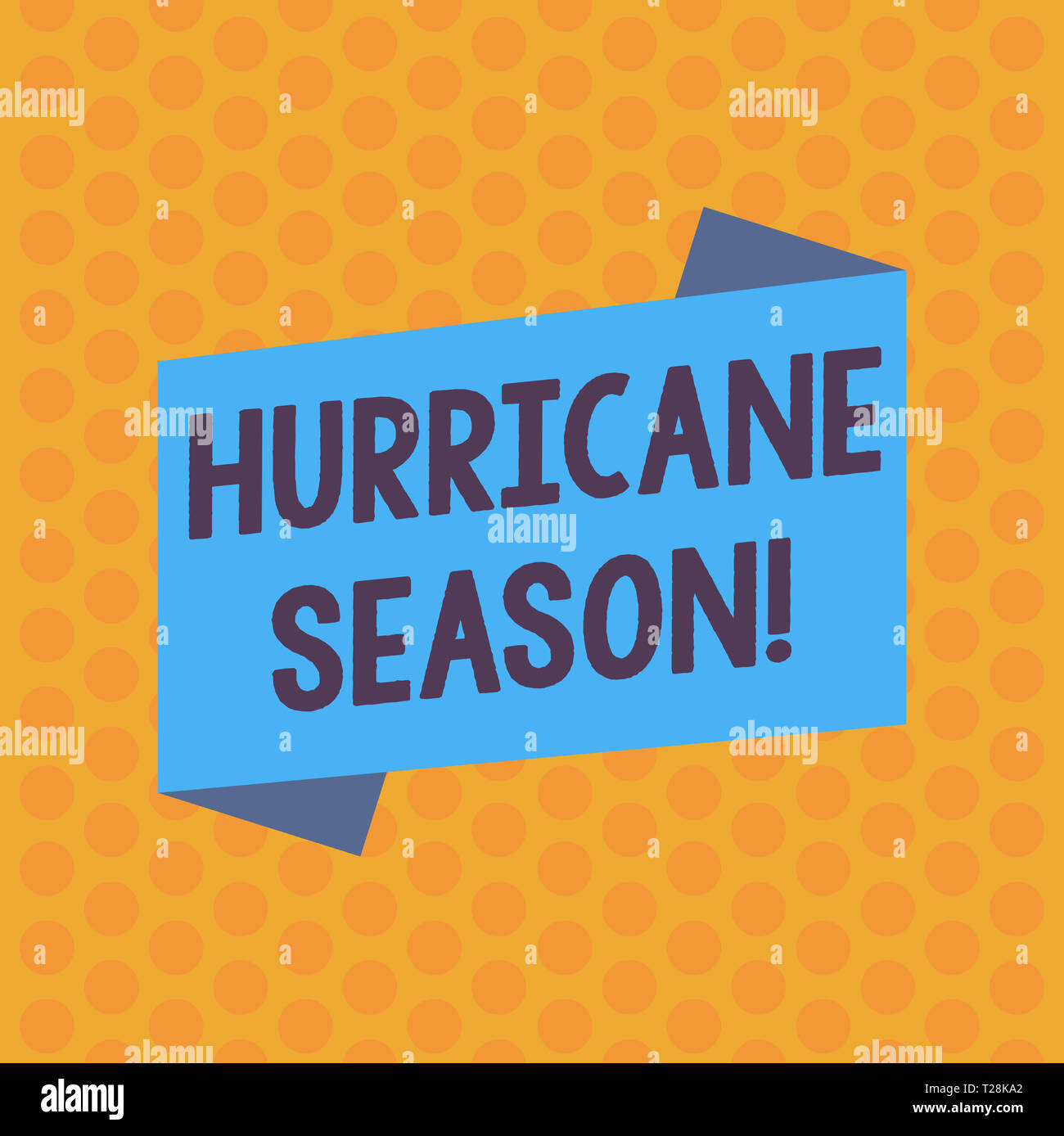 Writing note showing Hurricane Season. Business concept for time when ...