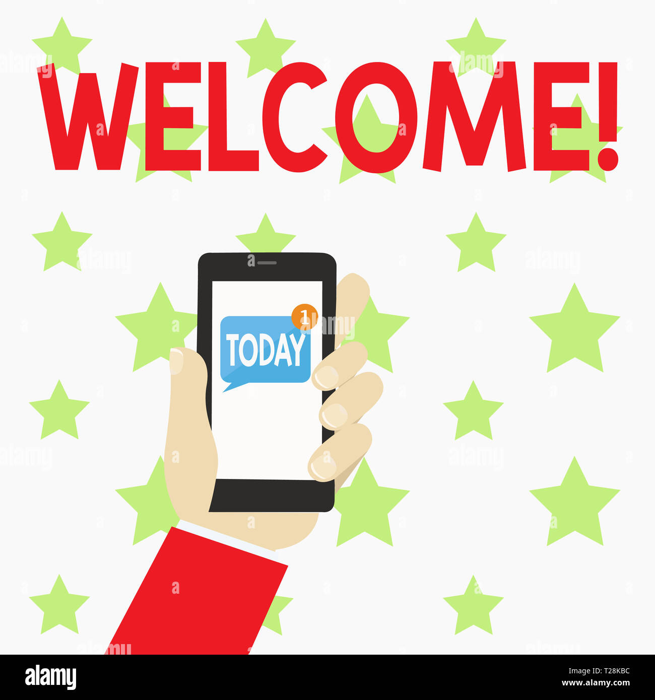 Welcome acknowledgement Cut Out Stock Images & Pictures - Alamy
