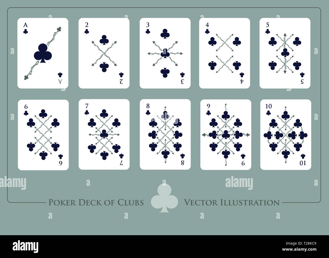 Deck of spanish cards Stock Vector Images - Alamy