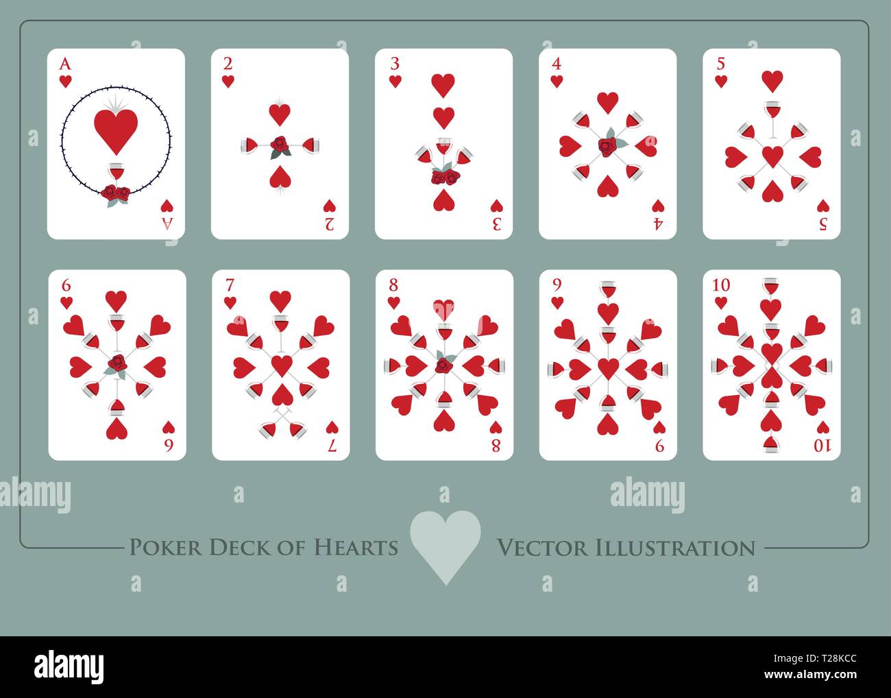 Ace of cups tarot card Stock Vector Images - Alamy