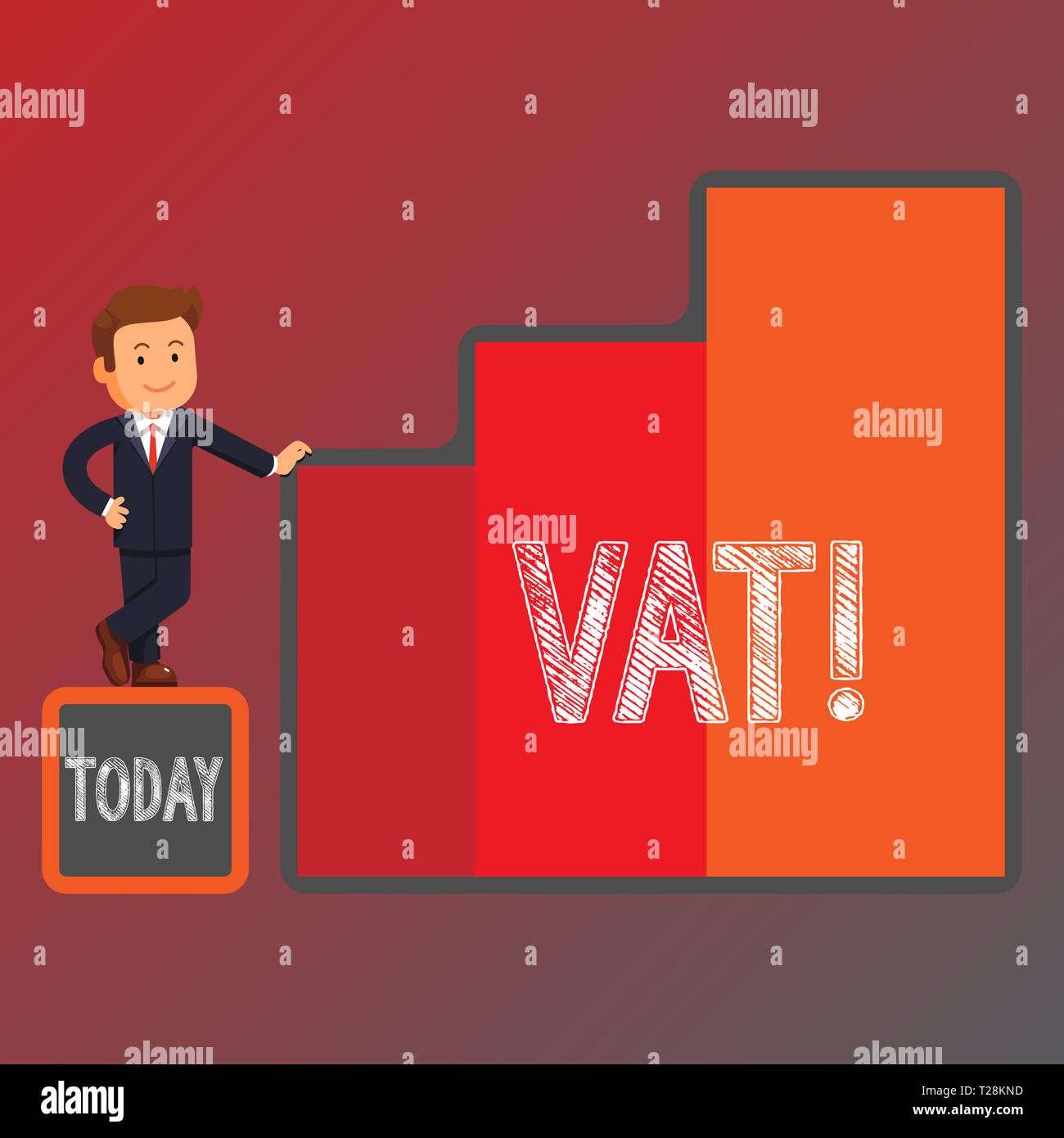 Conceptual hand writing showing Vat. Concept meaning Consumption tax ...