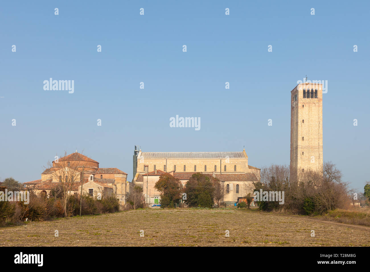 The Chiesa di Santa Maria Assunta (right), and the Chiesa di Santa ...
