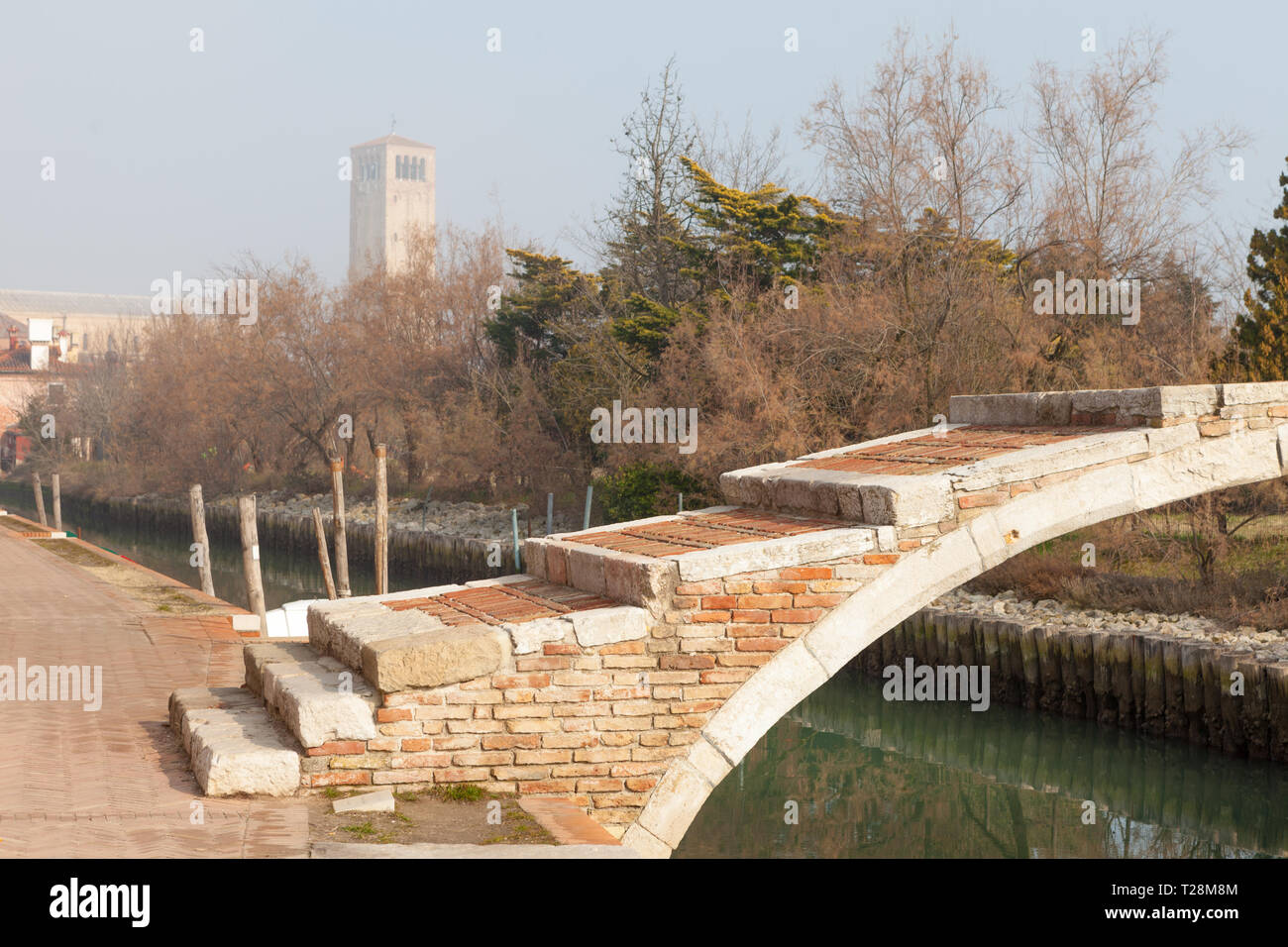 Ponte del Diavolo (Devil’s Bridge) in Torcello, Venice, Italy Stock Photo - Alamy