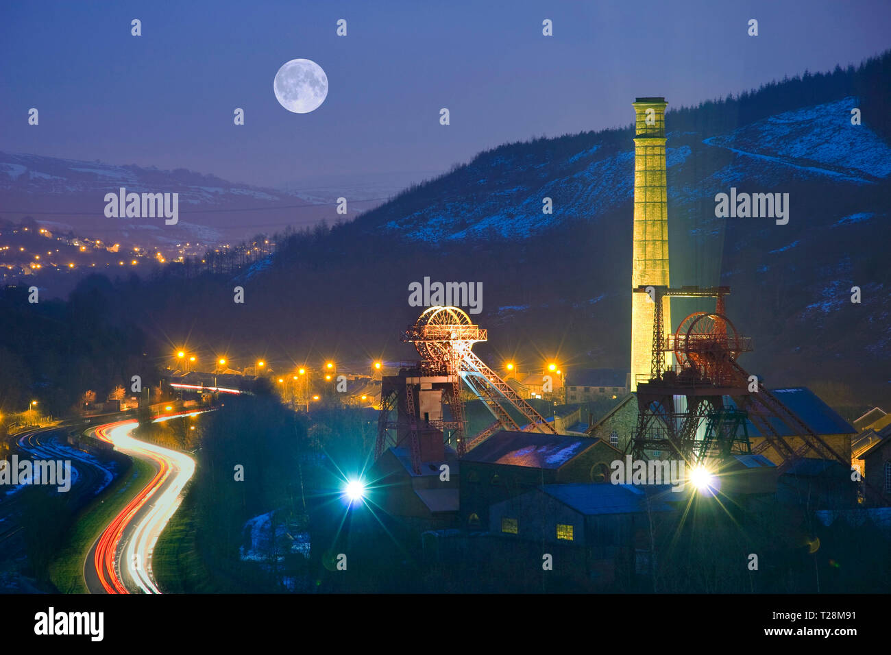 Rhondda Heritage Park, Colliery Pit, Rhonnda Valley, South Wales, UK ...