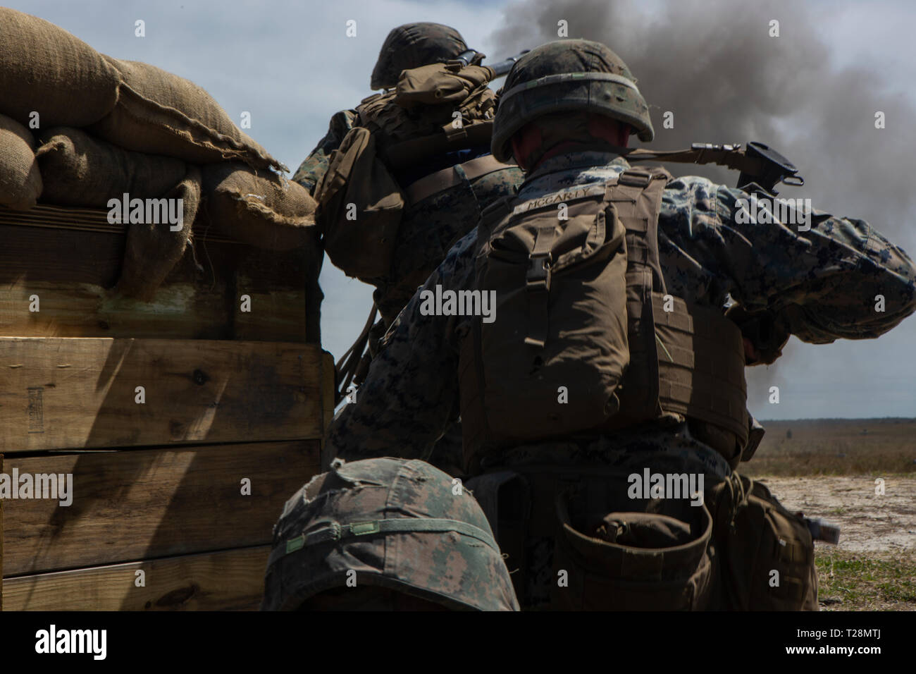 U.S. Marines with 2nd Combat Engineer Battalion (2nd CEB), 2nd Marine ...