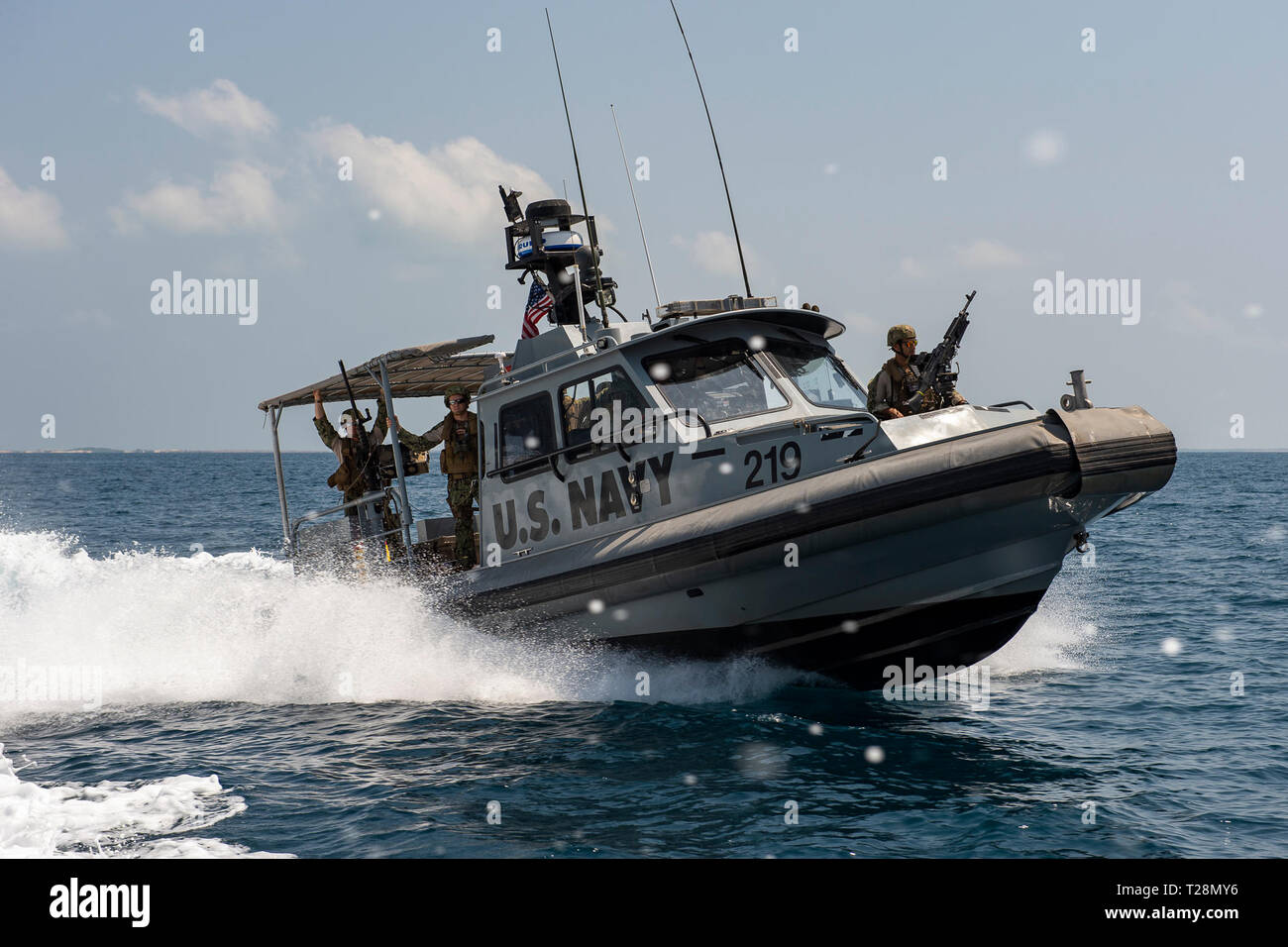 DJIBOUTI - U.S. Navy tactical patrol boats, assigned to Command Task ...