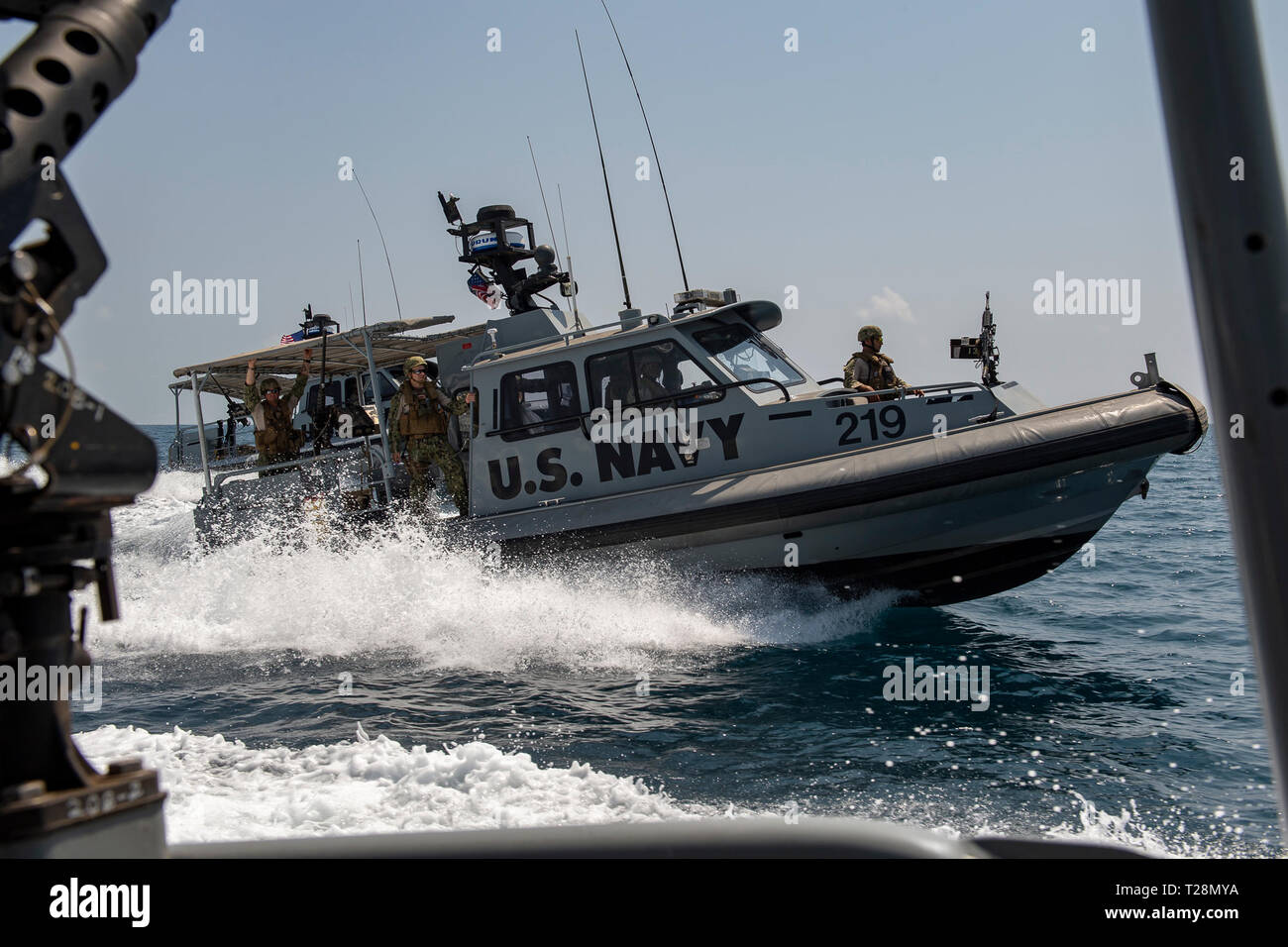 DJIBOUTI - U.S. Navy tactical patrol boats, assigned to Command Task ...