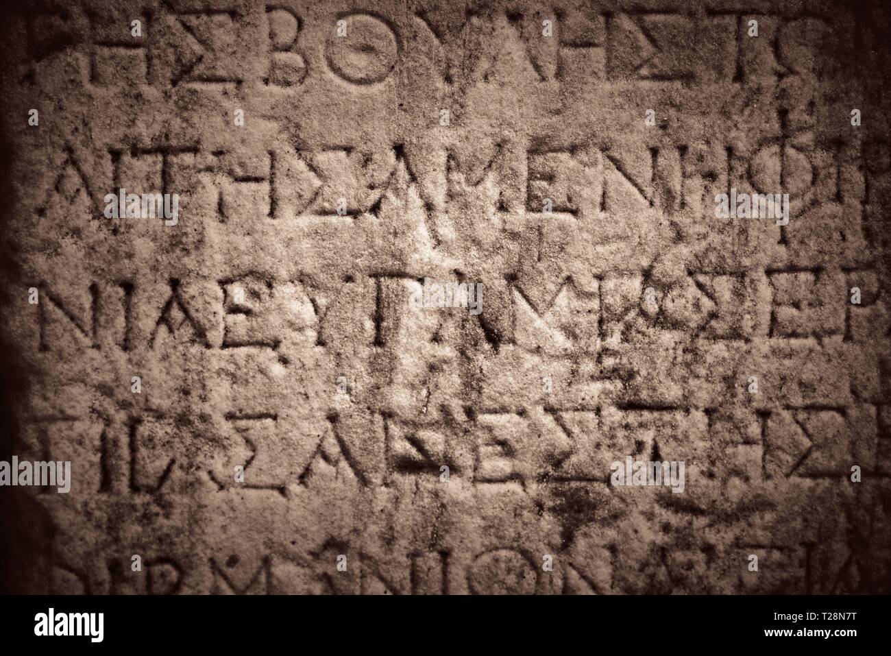 Greek character texture background from Acropolis historical ruins in ...