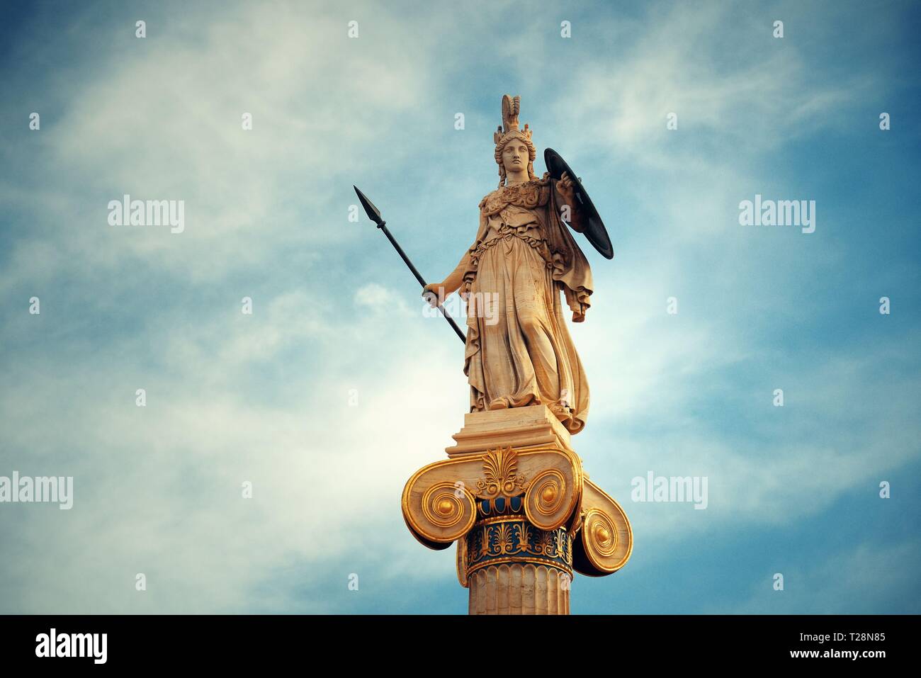Athena statue hi-res stock photography and images - Alamy
