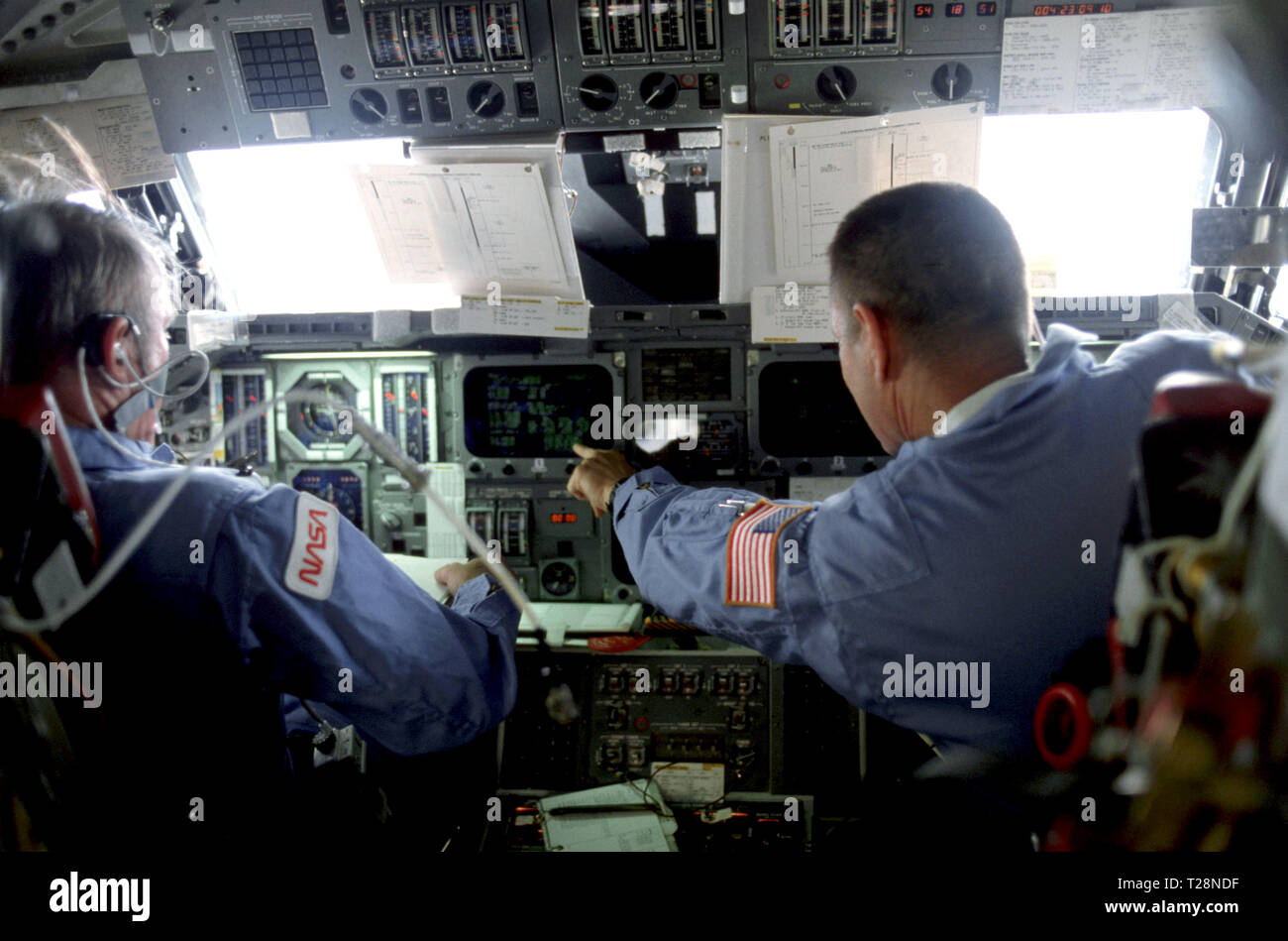 Astronauts Space Shuttle Cockpit