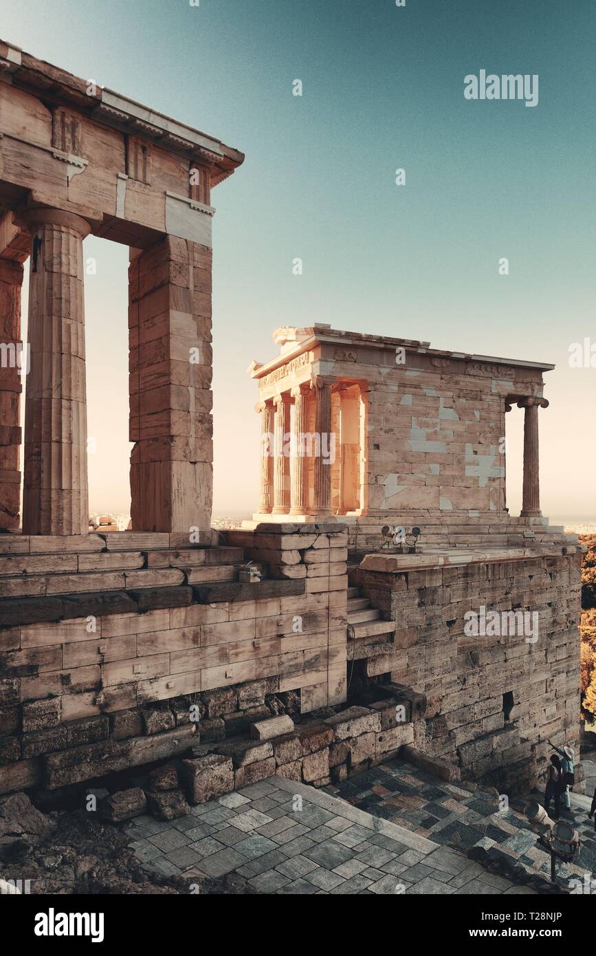 Temple of Athena Nike in Acropolis in Athens, Greece Stock Photo - Alamy