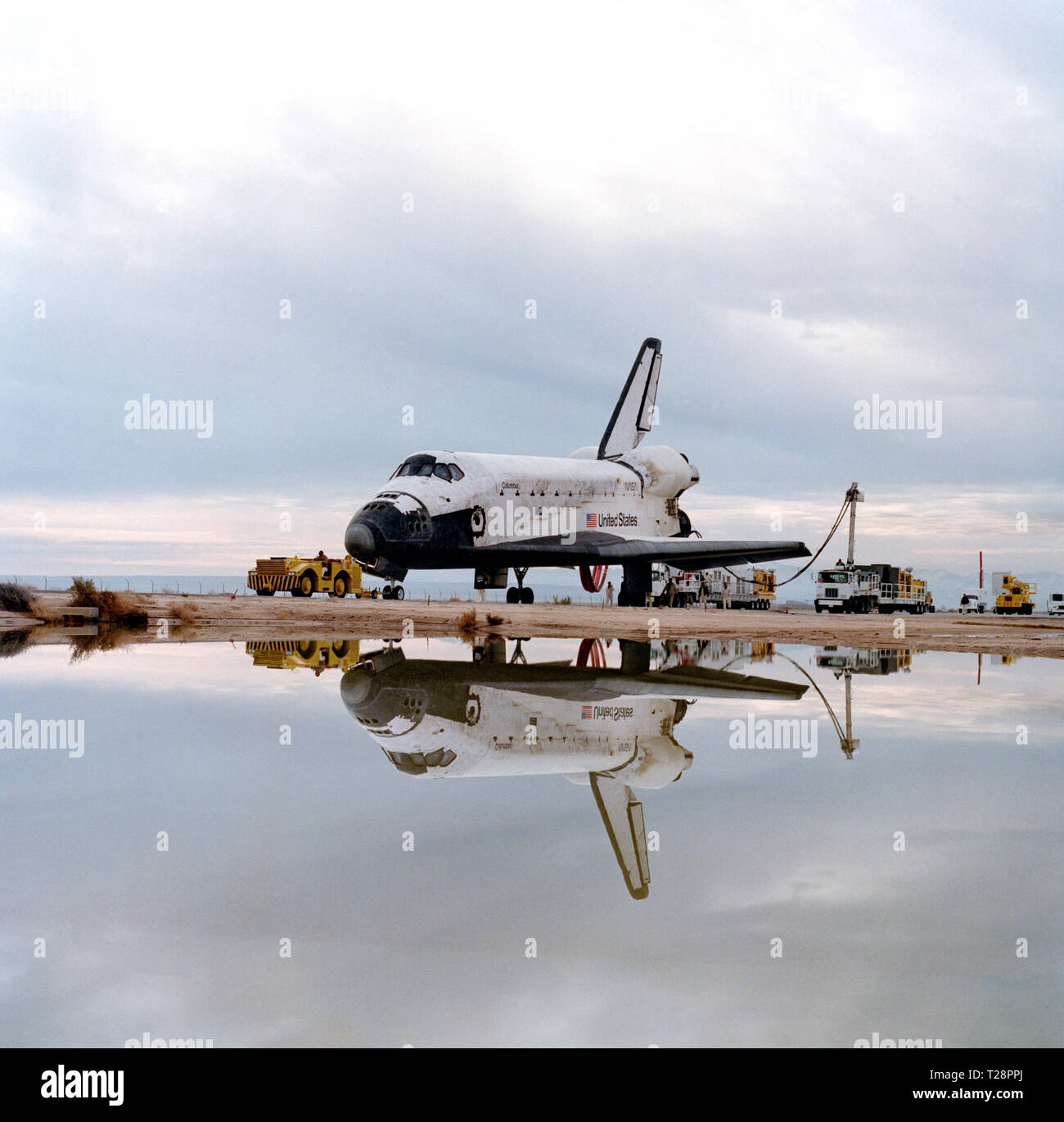 Post-landing processing of the Space Shuttle Columbia after STS-5 ...