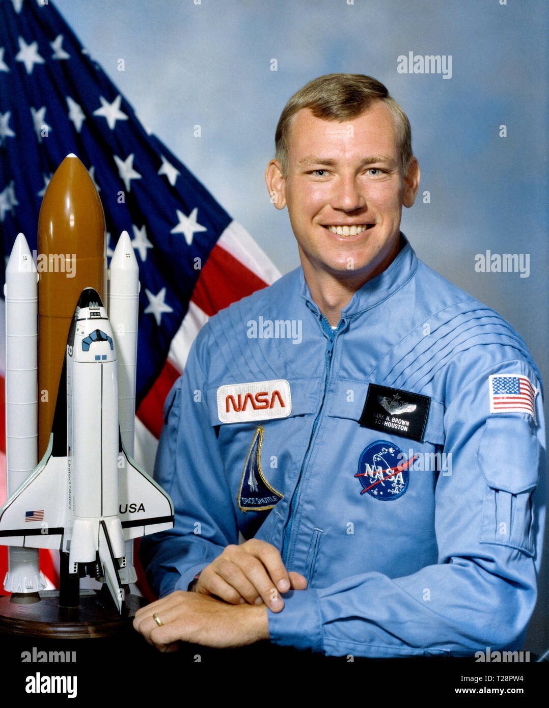 Astronaut mark brown portrait hi-res stock photography and images - Alamy