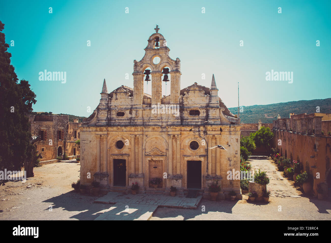 Arkadi monastery tree hi-res stock photography and images - Alamy