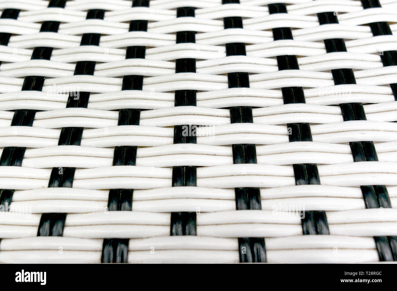 Black and white wicker chair pattern Stock Photo - Alamy