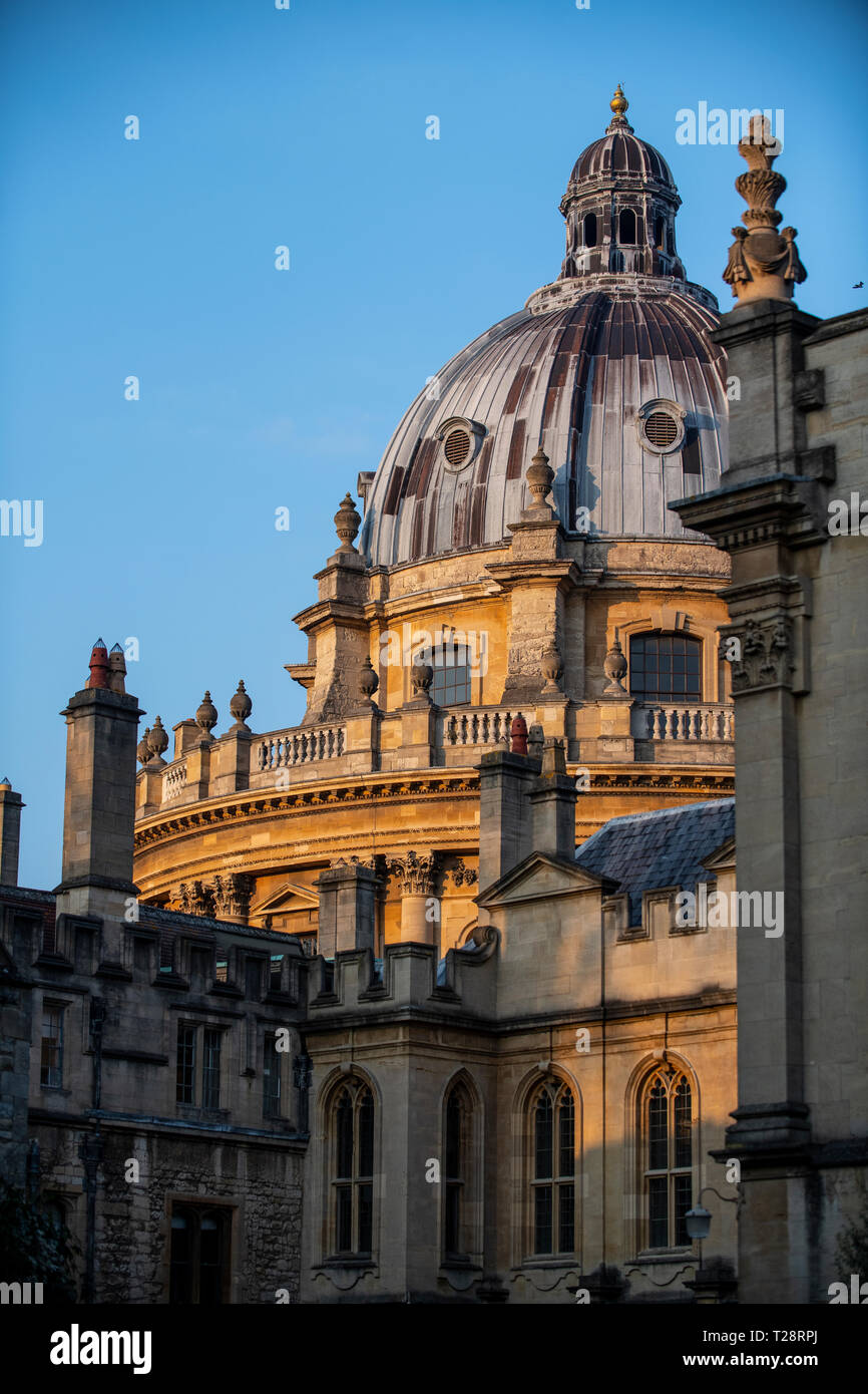 UK, Oxford, Radcliffe Camera, 18th century, Palladian style academic ...