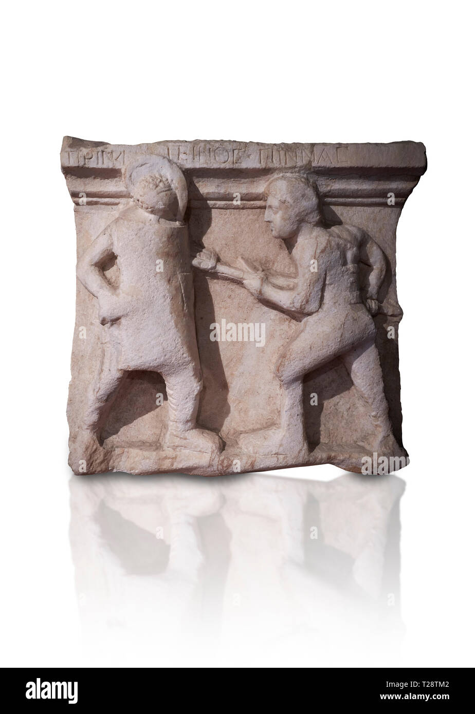 Roman relief sculptures of gladiator fights 3rd century AD from ...
