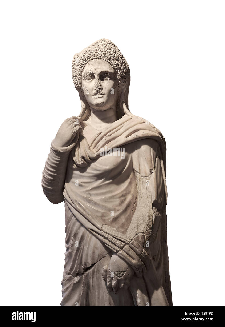 Roman statue white background hi-res stock photography and images - Alamy