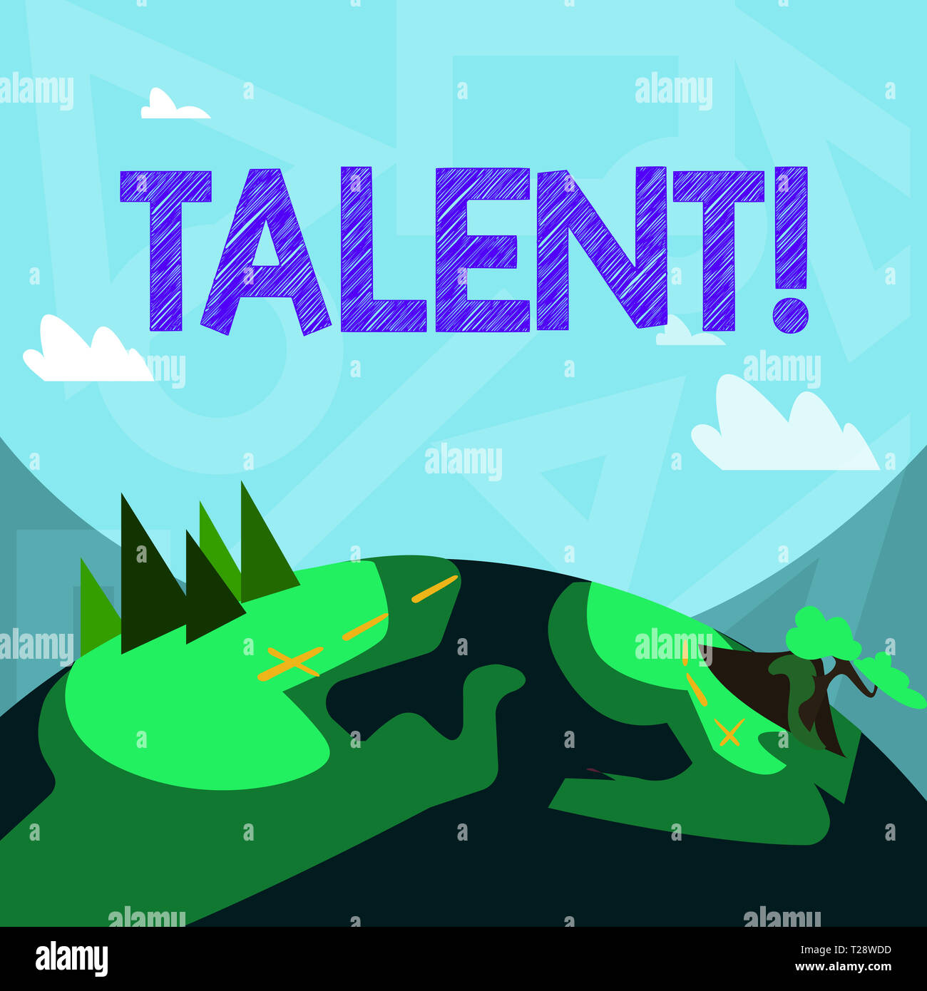 Handwriting text writing Talent. Conceptual photo Natural abilities of ...