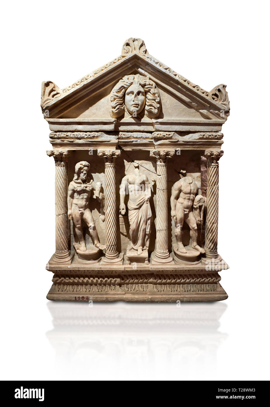 Roman Herakles (Hercules) relief sculptured sarcophagus, 2nd century AD ...