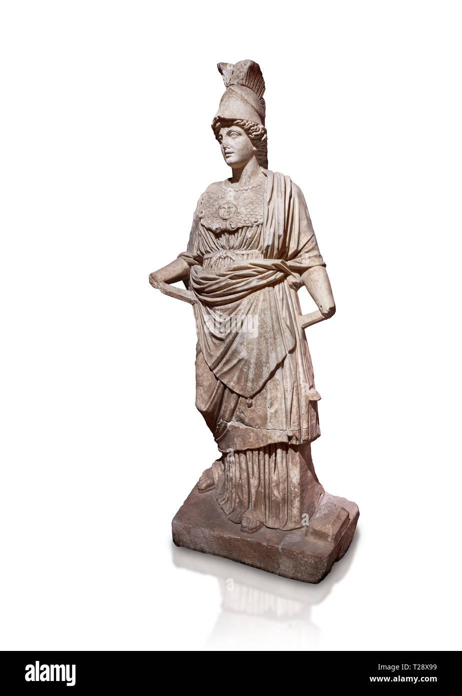 Roman statue of athena Cut Out Stock Images & Pictures - Alamy