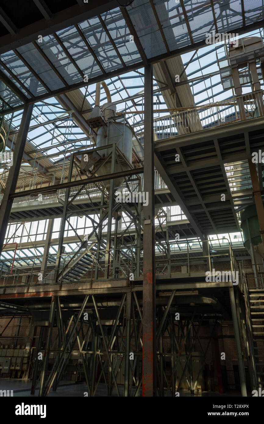 Stairs Factory Steps Iron Metal Stock Photos & Stairs Factory Steps ...