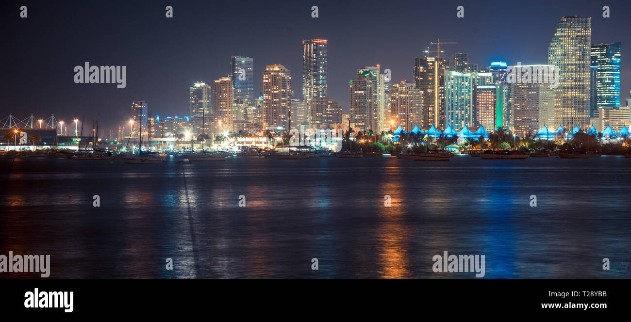 Miami city scape hi-res stock photography and images - Alamy