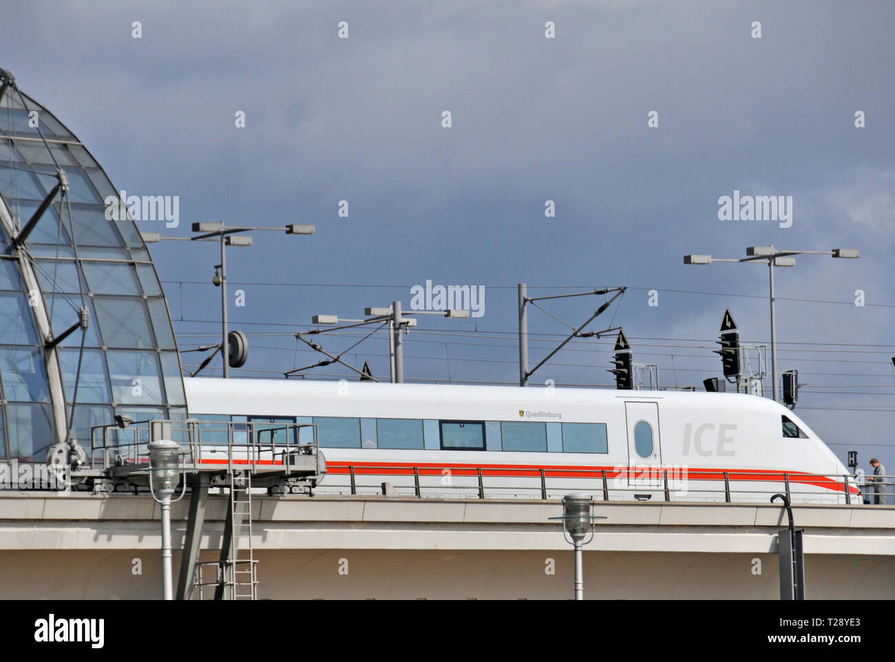 ICE train, Berlin, Germany Stock Photo - Alamy