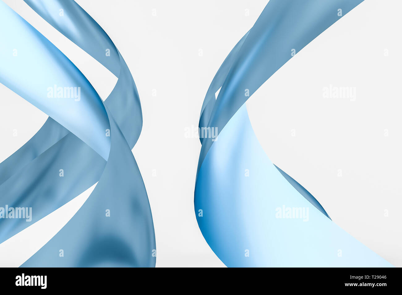 3d rendering, blue metalic surface and graphic design background ...