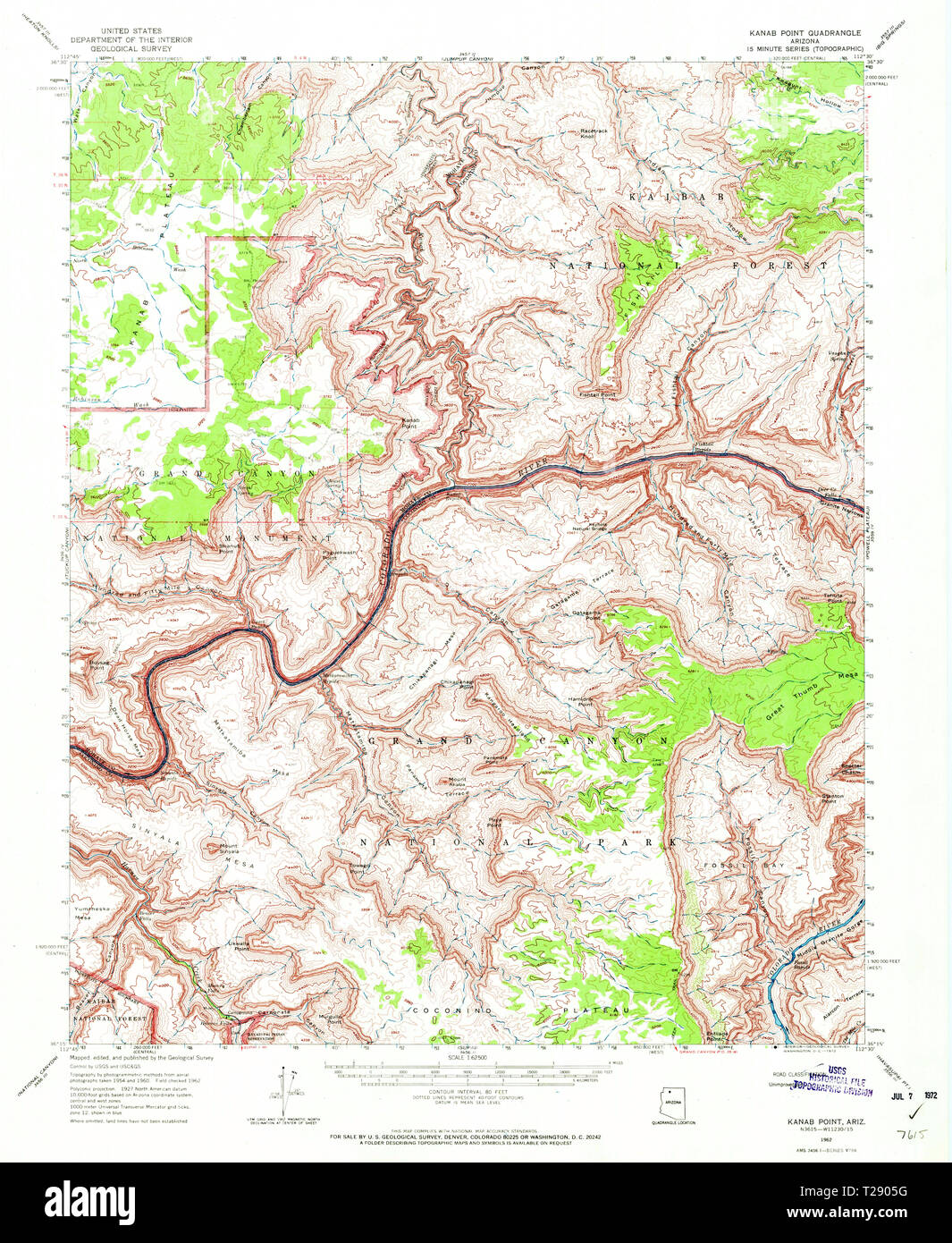 Map of kanab hi-res stock photography and images - Alamy