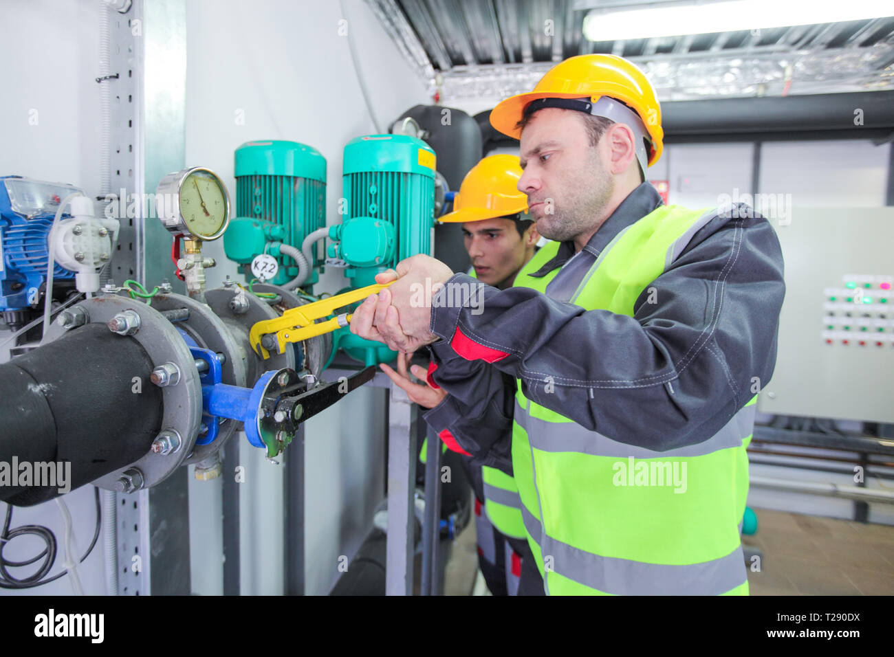 Were fixing pipes hi-res stock photography and images - Alamy