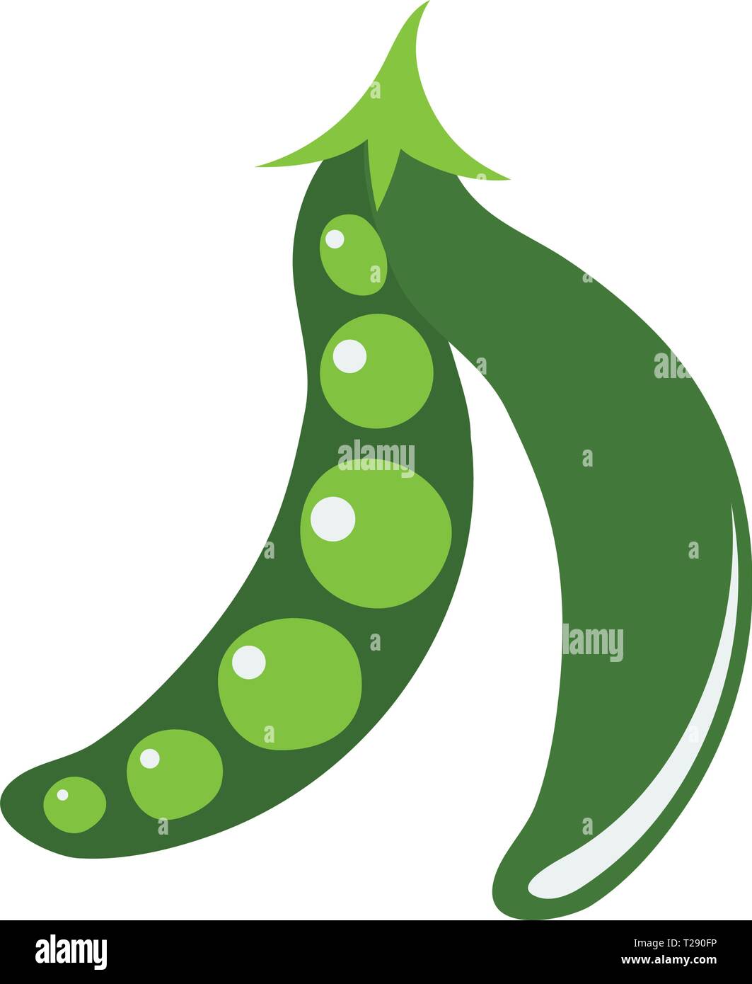 Pea business logo Stock Vector Images - Alamy