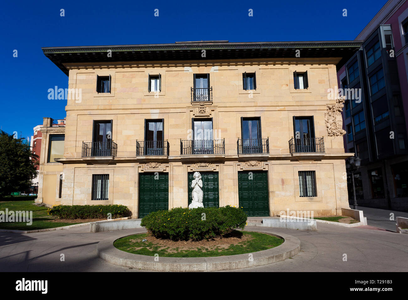 Tower house in Santurtzi, Bizkaia, Basque Country, Spain Stock Photo ...