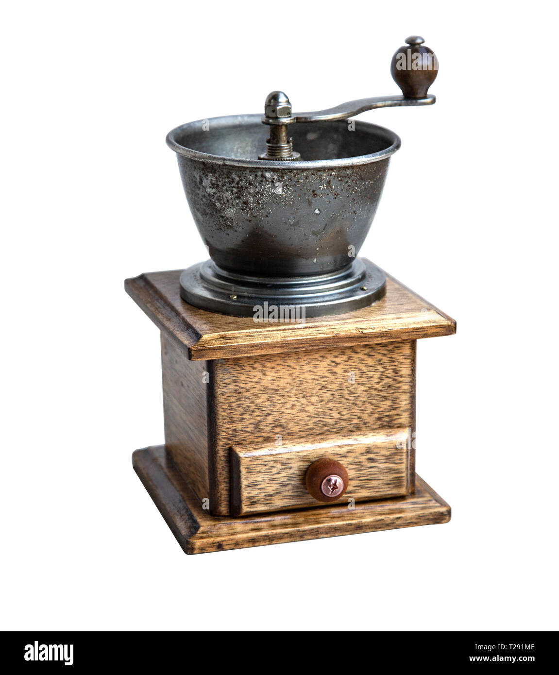 A Coffee Grinder Isolated on White Background with clipping path Stock ...