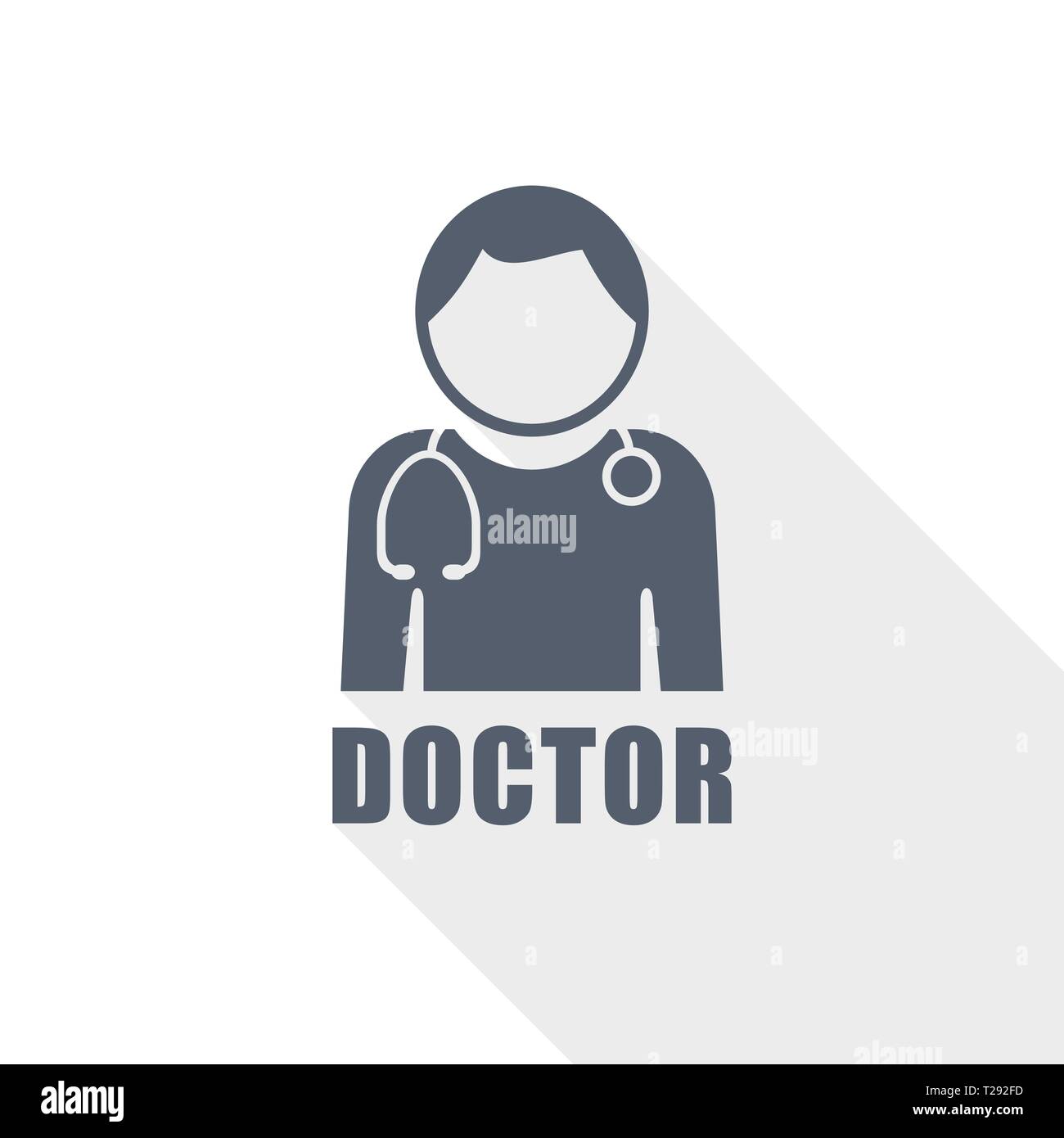 Medical doctor profile icon male hi-res stock photography and images ...