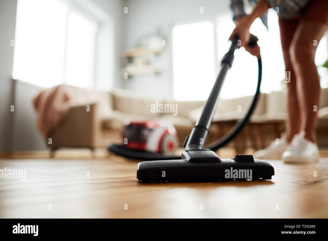 Vacuuming floor hi-res stock photography and images - Alamy