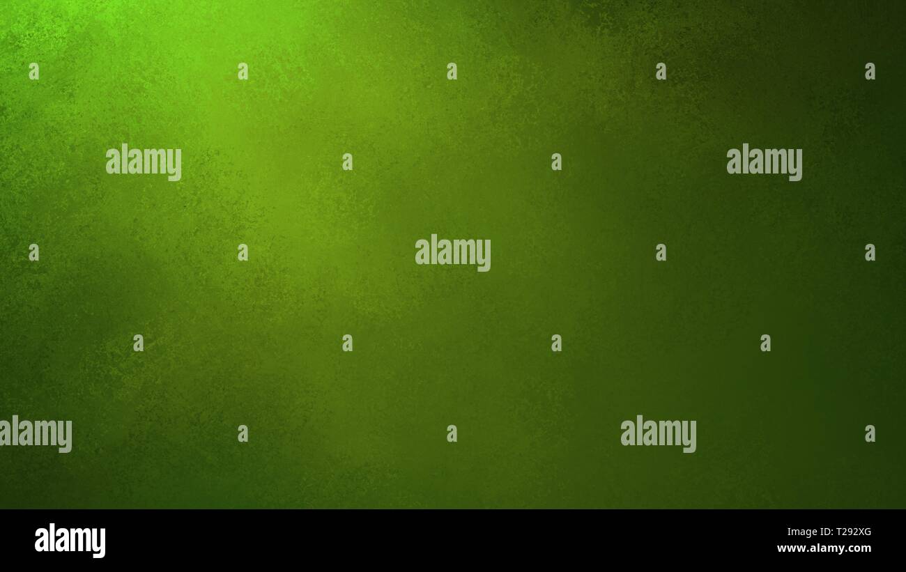 Green background with sunlight corner blur shining against black shadow ...