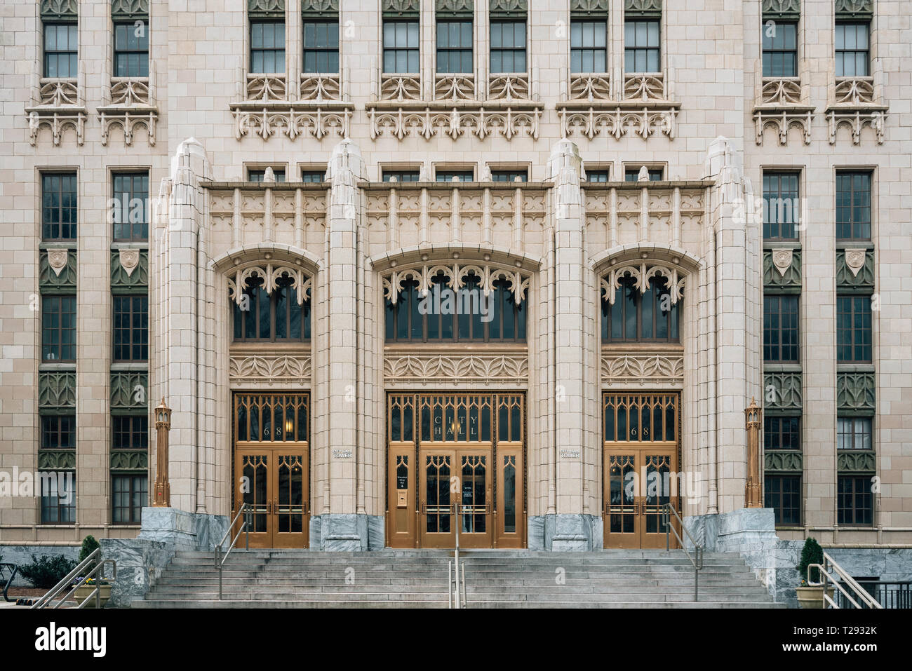 Architectural details of City Hall, in Atlanta, Georgia Stock Photo - Alamy