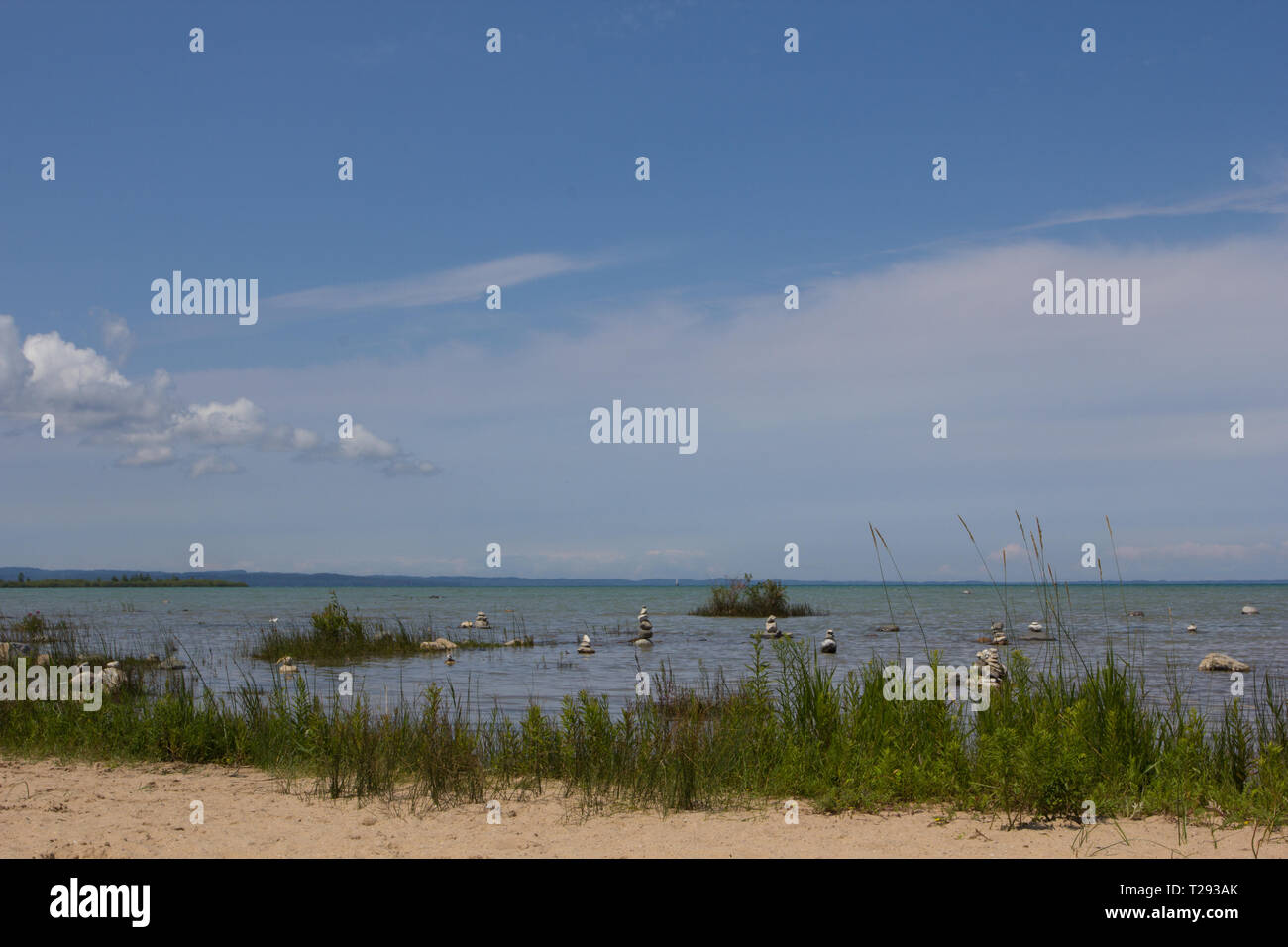 East Arm Grand Traverse Bay, Michigan Stock Photo - Alamy