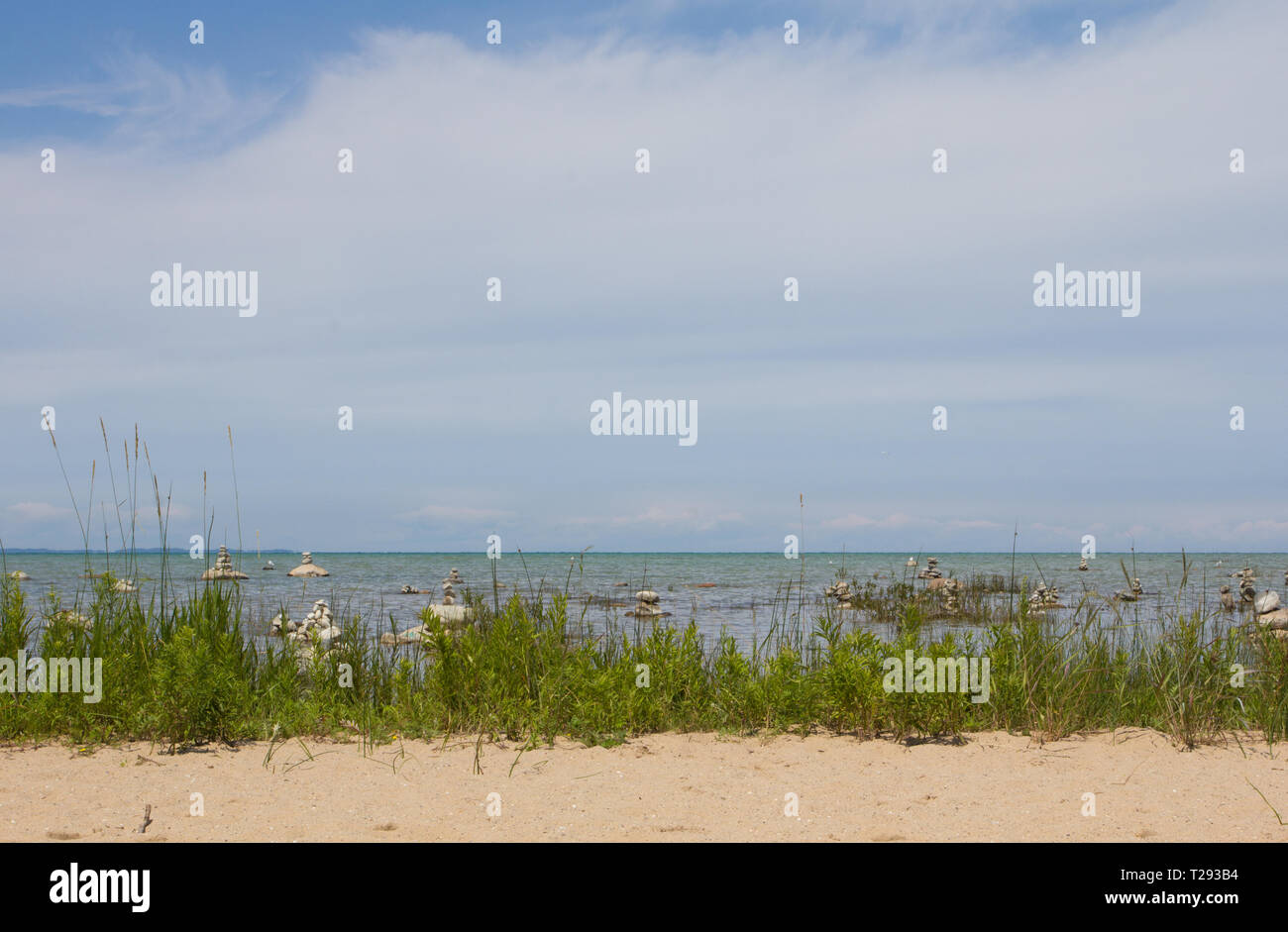 East Arm Grand Traverse Bay, Michigan Stock Photo - Alamy