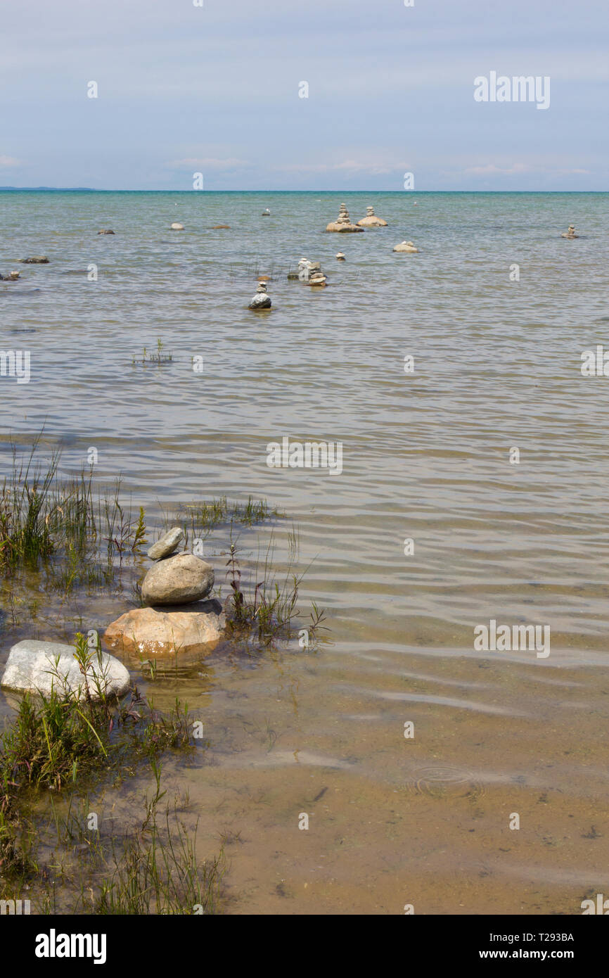 East Arm Grand Traverse Bay, Michigan Stock Photo - Alamy