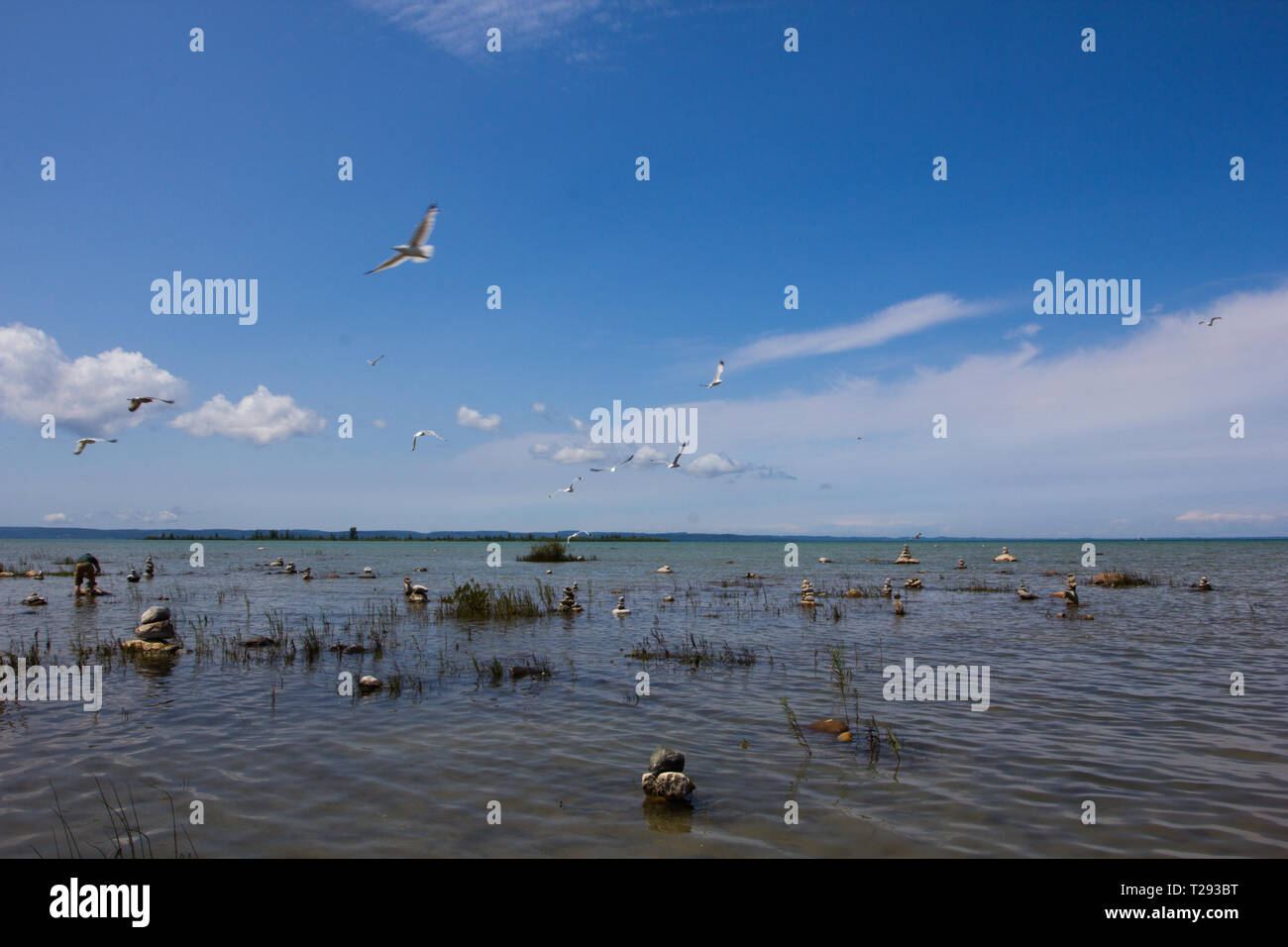 East Arm Grand Traverse Bay, Michigan Stock Photo - Alamy