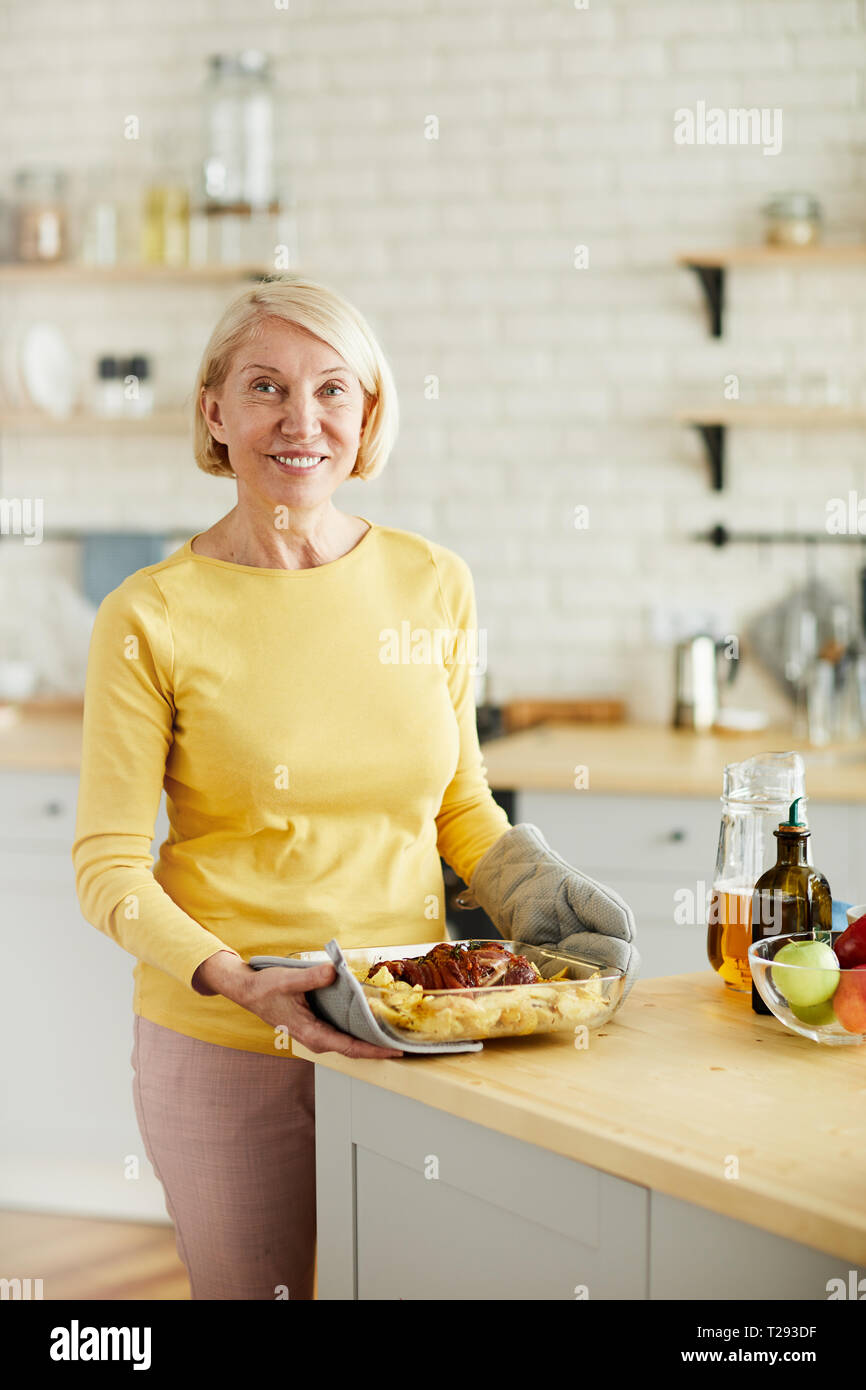 Portrait satisfied aged person hi-res stock photography and images - Alamy